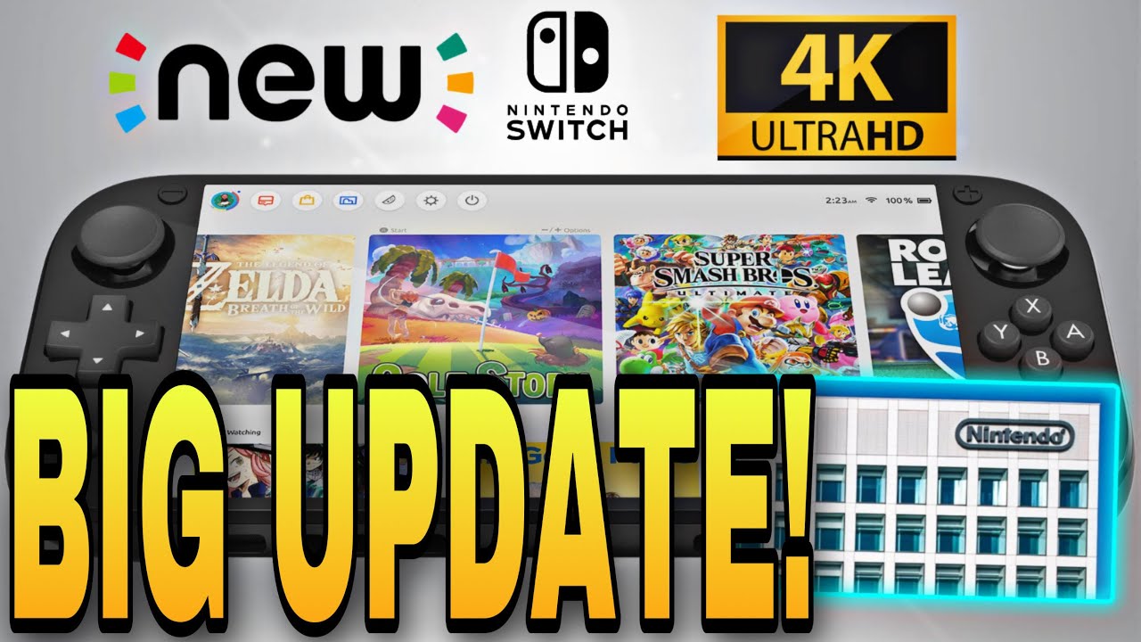 Nintendo On New Switch Model + Nintendo Switch 2022 Games Update! - YouTube
