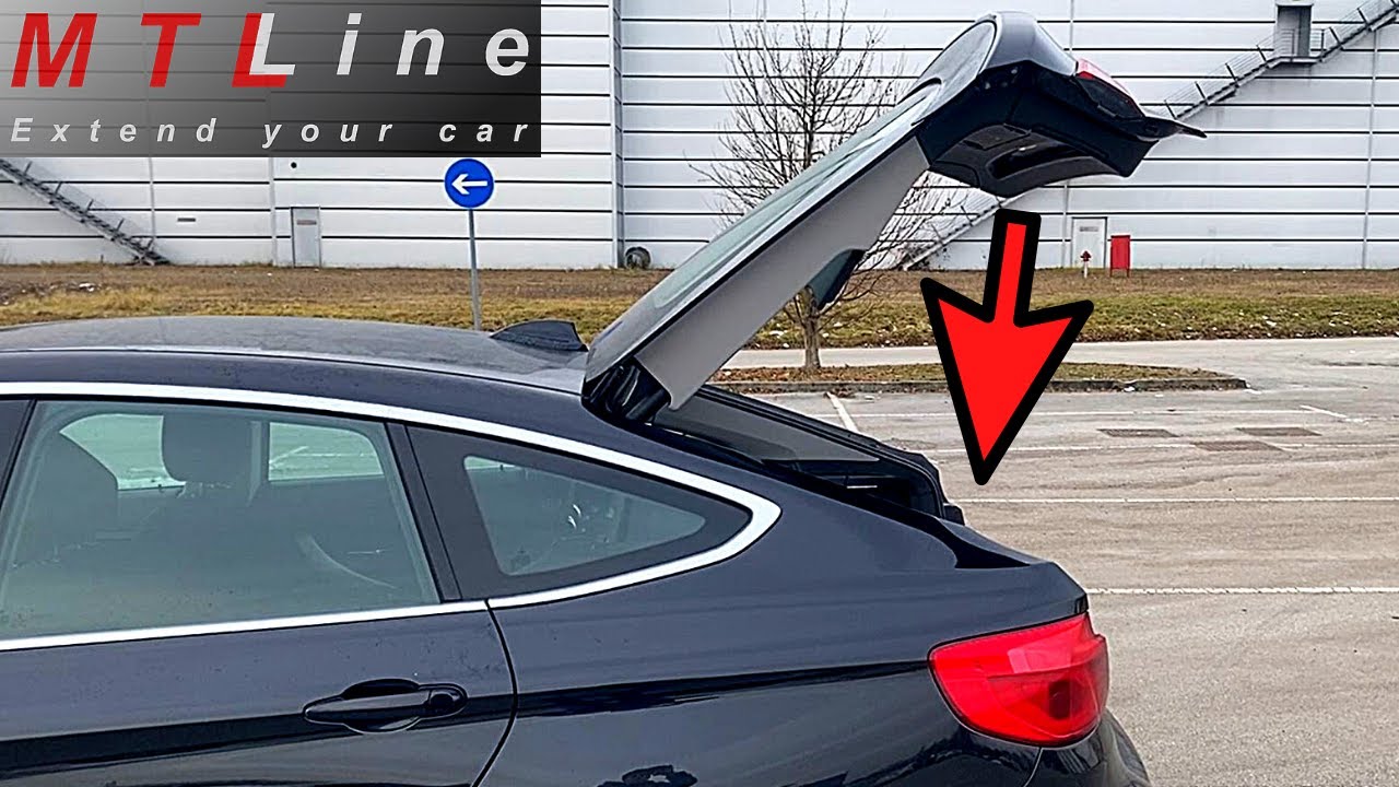 BMW 3GT - F34 - boot closing with interior button - zapiranje ...