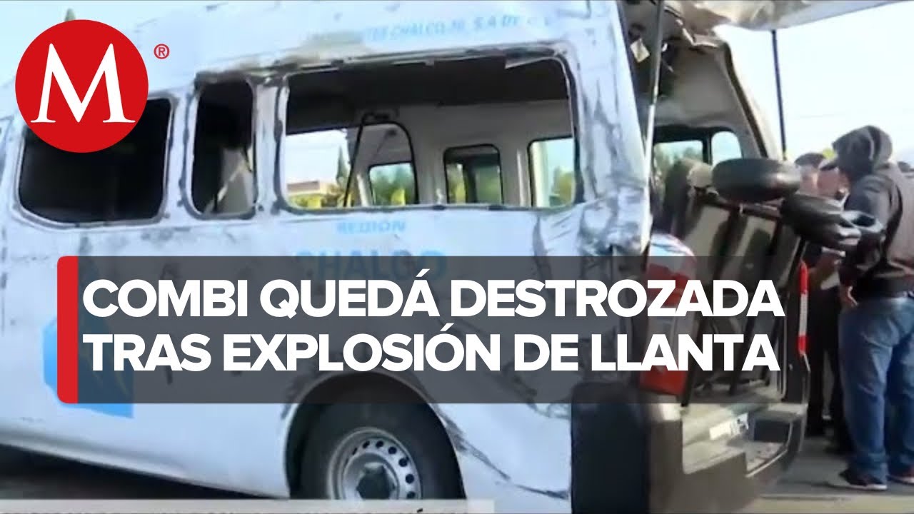 Explota llanta de una combi provocando su volcadura y dejando 14 ...