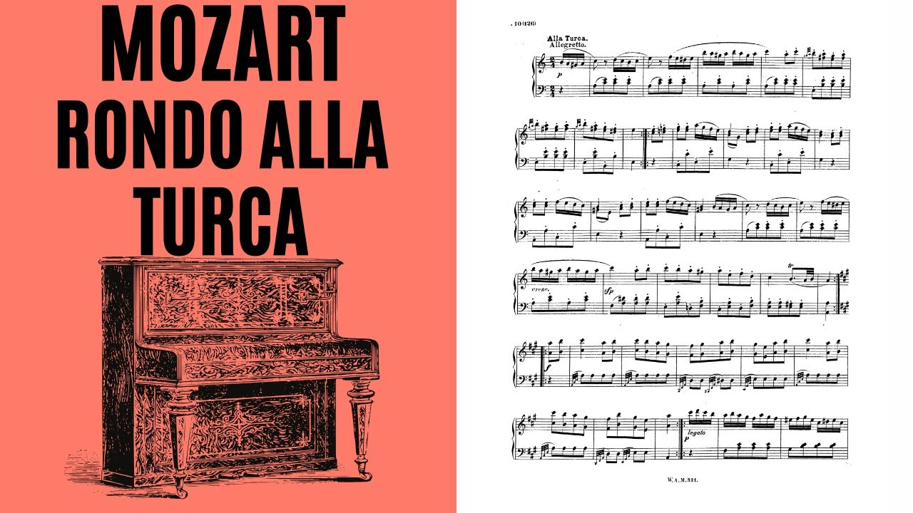 Mozart, Rondo Alla Turca, Piano [with score] - YouTube