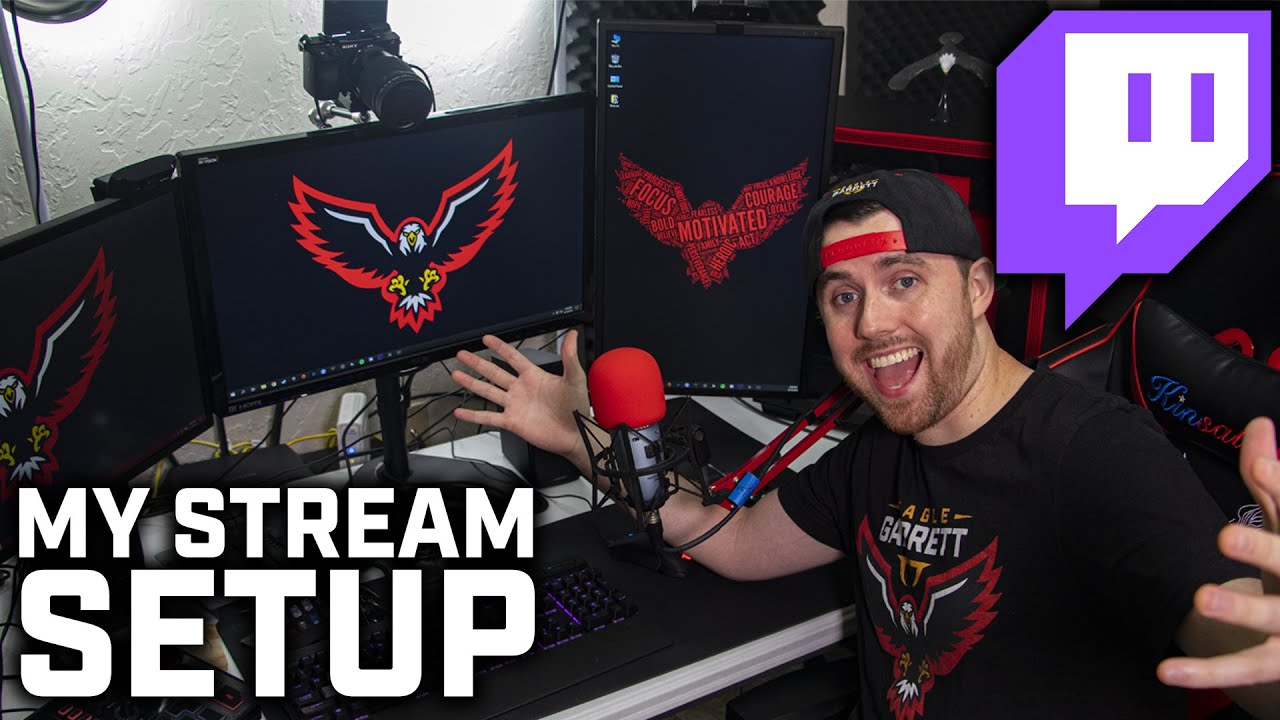 MY TWITCH STREAM SETUP TOUR! (Cribs Edition) - YouTube