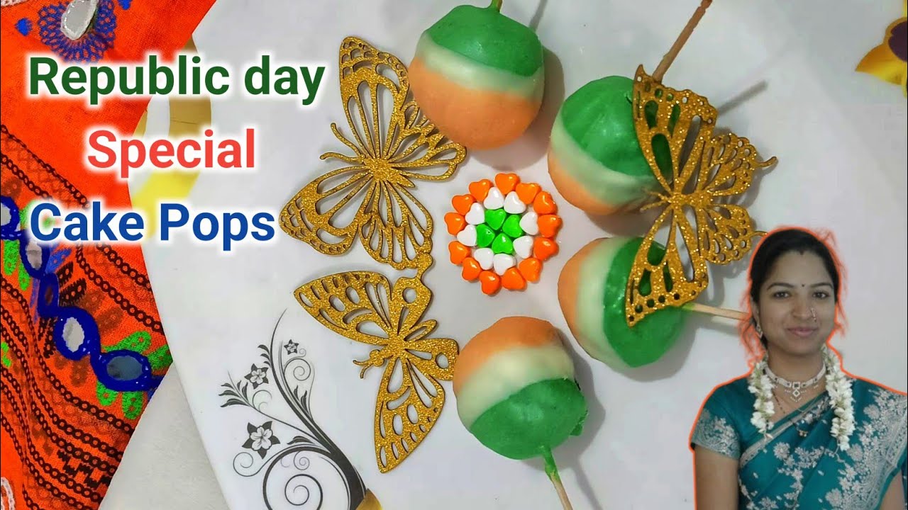 TRI COLOR CAKE POPS | Republic Day Celebrations - YouTube