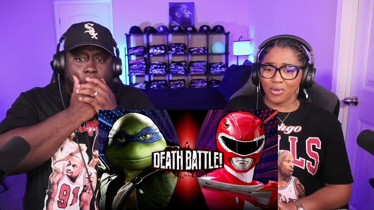 Kidd and Cee Reacts To Leonardo VS Red Ranger Jason (Ninja Turtles VS ...