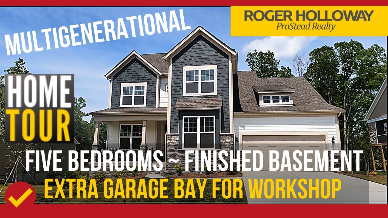 Multigenerational Five Bedroom Home with Finished Basement Under $550k ...