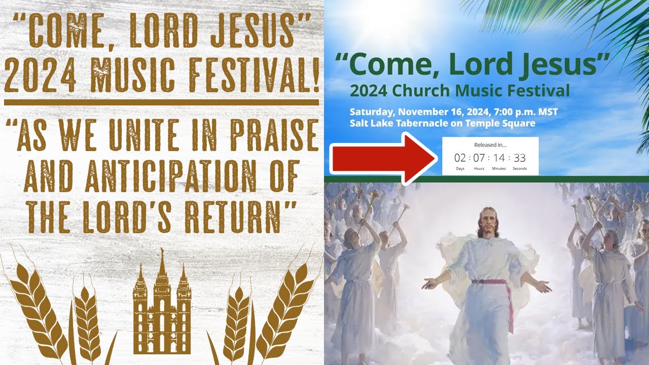 So Much Second Coming Music! - Worldwide "Come, Lord Jesus" 2024 Church ...