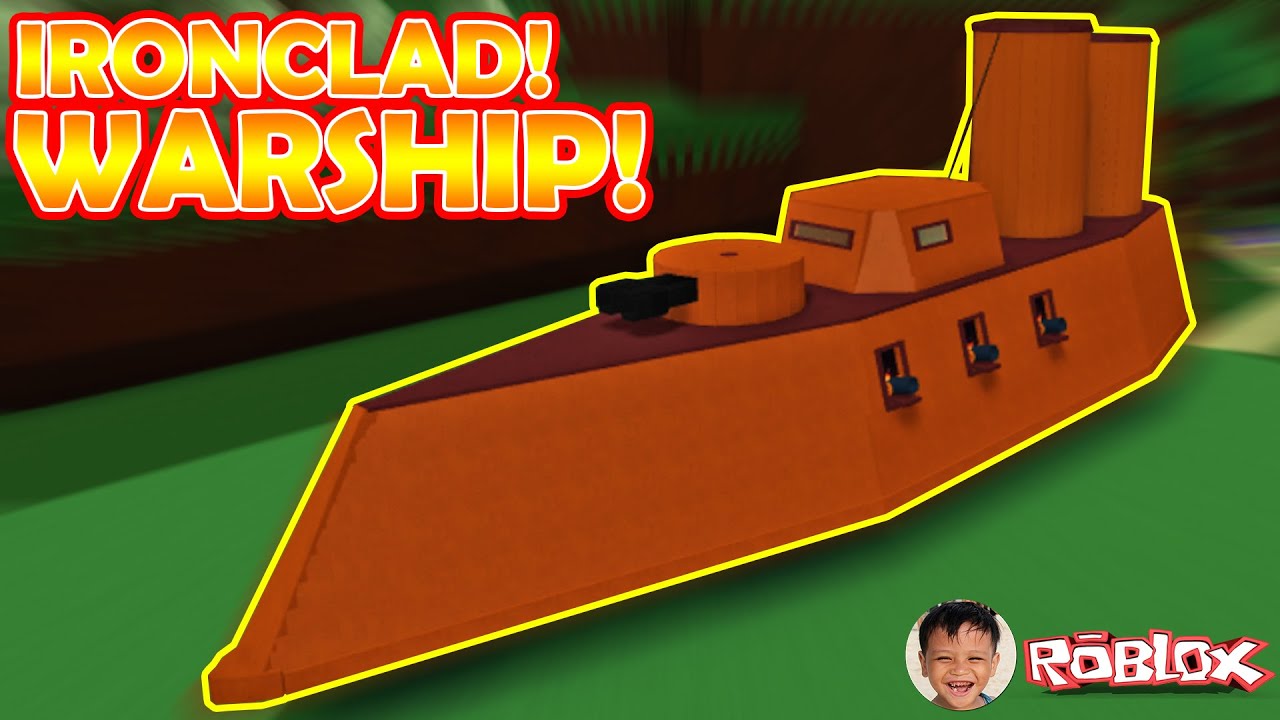 Roblox Build a Boat for Treasure! Classic Warship! Ironclad ...