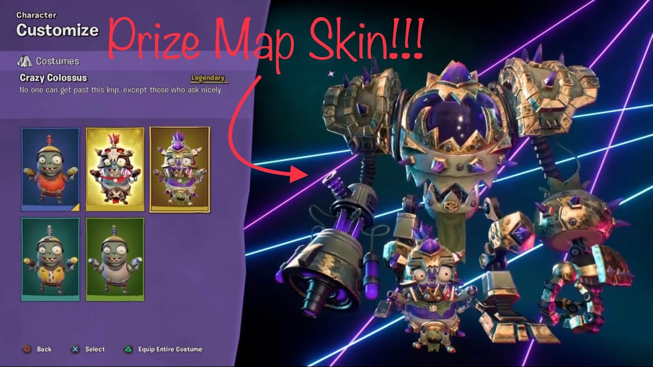 Pvz BFN - Prize Map Skin With the Weekly Event - YouTube