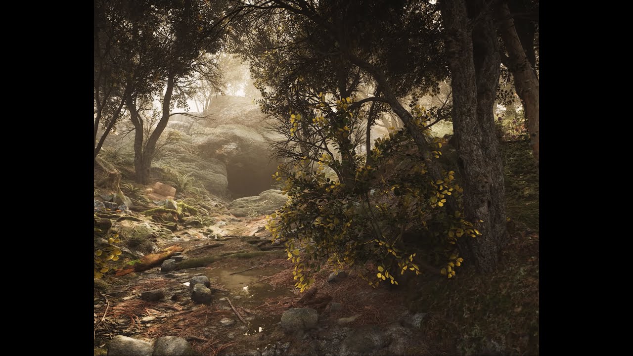 Ingame new Quixel trees Unreal Engine 5 Lumen Nanite - YouTube