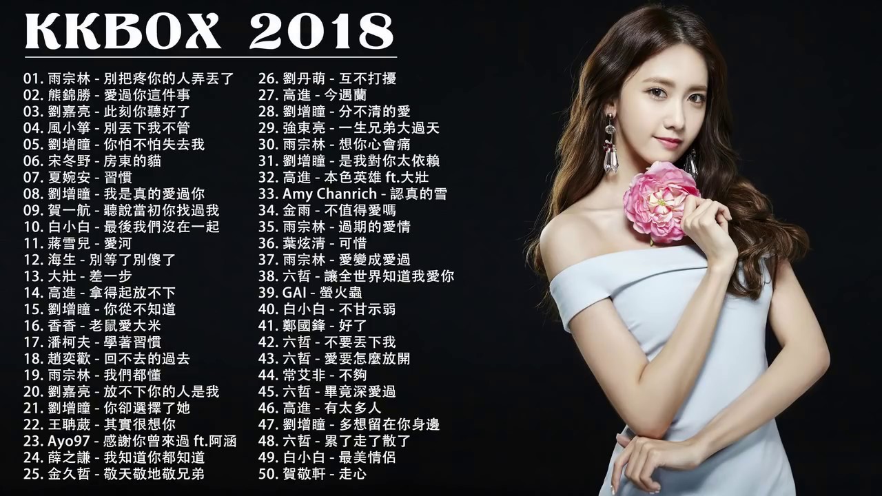 Kkbox 10月份 - 100首2018最受歡迎 - 2018新歌排行榜 (華語人氣排行榜 top 100 - KKBOX) 2018年最流行的30首新歌 KKBOX 華語單曲排行月 ...