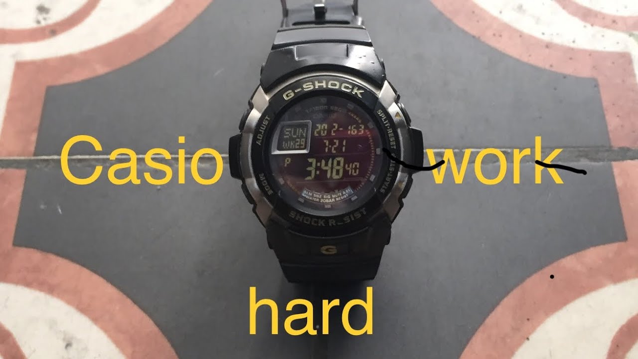 Casio G Shock G-7710-1 - YouTube