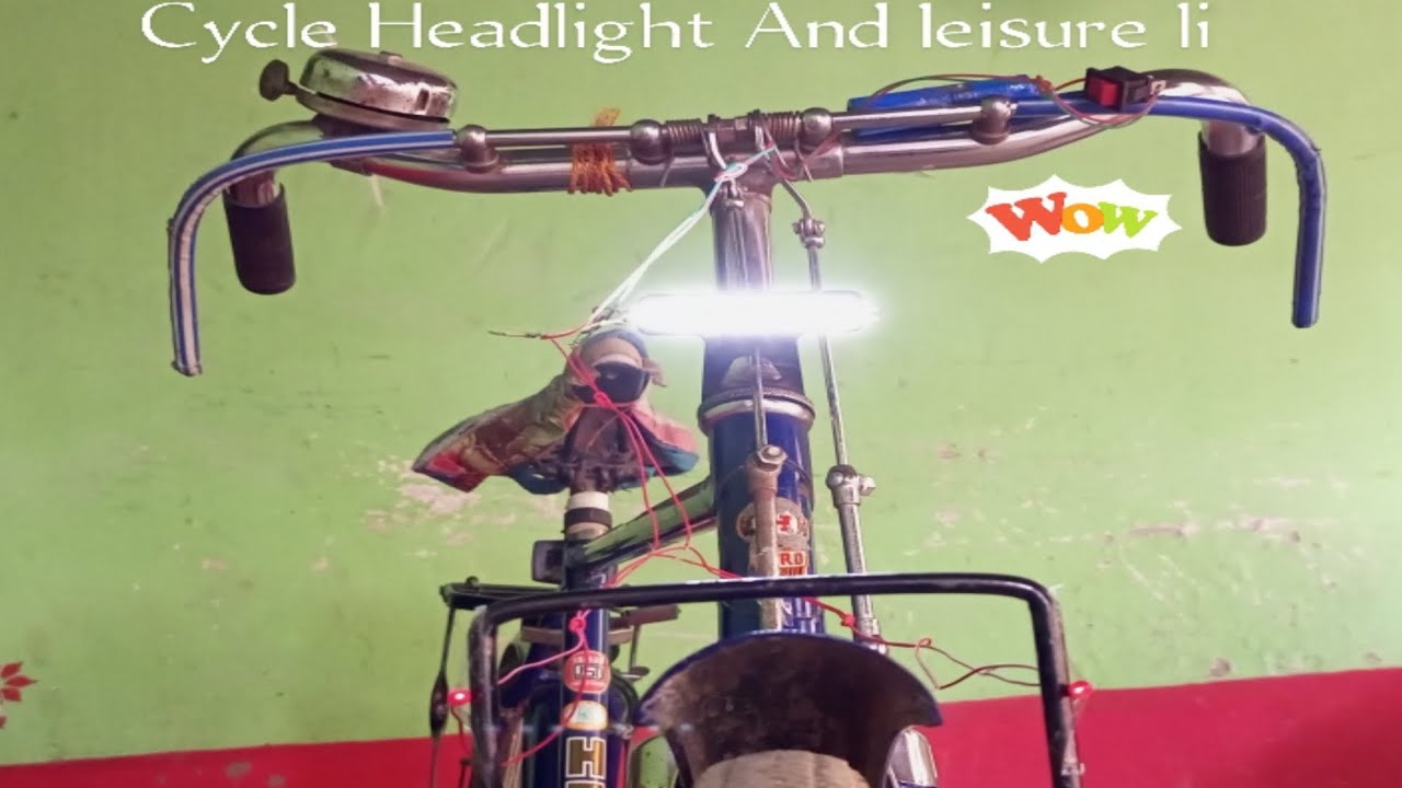 how to make a cycle headlight at home 🚲 - YouTube