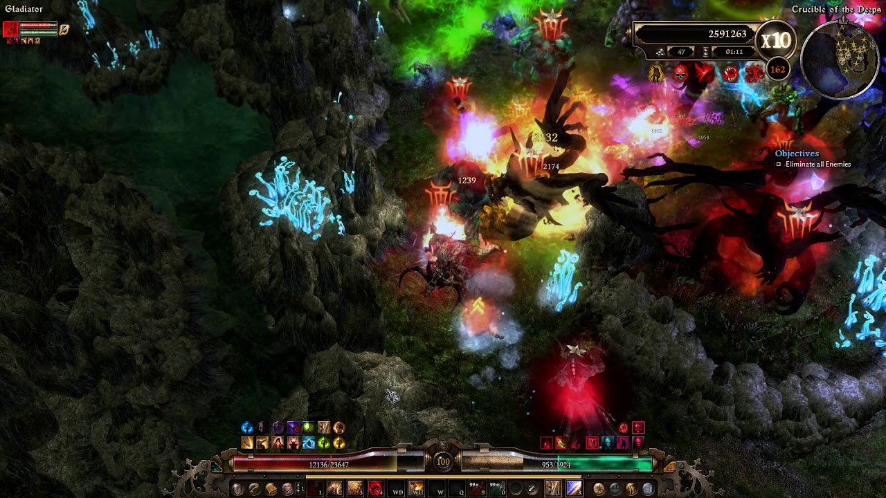 [1.0.6.0] Gutripper Warder Gladiator Crucible 150-170 - YouTube