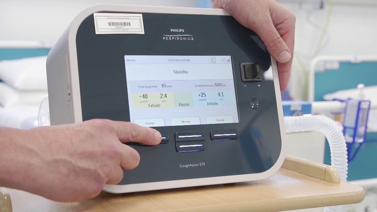 Video 2 CoughAssist via E70 1 - YouTube