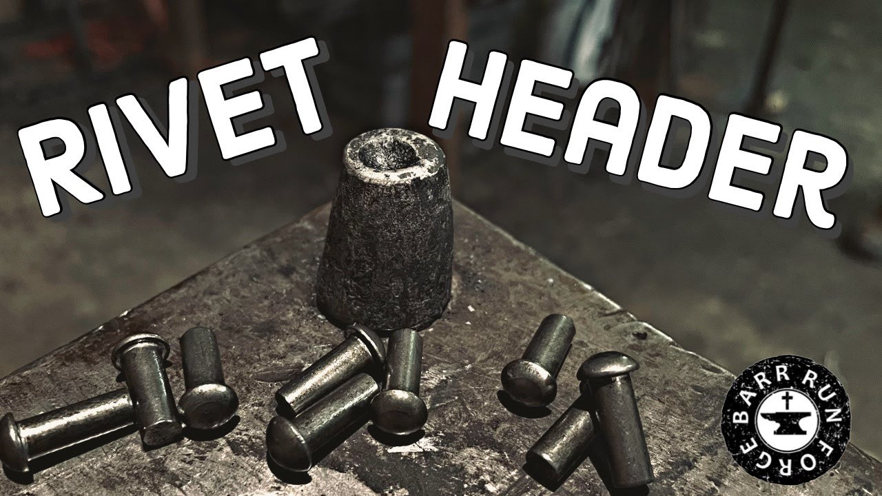 Forging A Bottom Rivet Header - YouTube