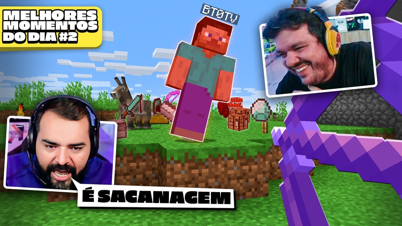 GAULES RINDO MUITO DEPOIS DE MATAR O BT NO MINECRAFT - MELHORES ...
