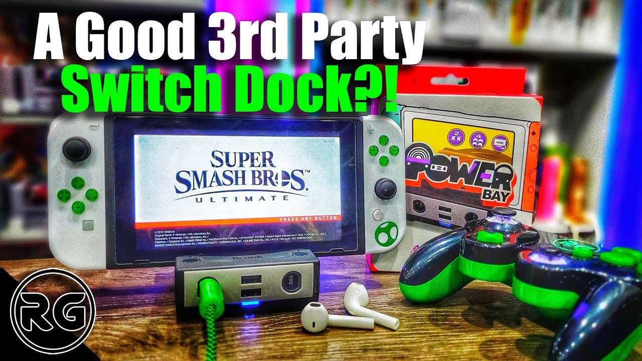 Brook Power Bay the TINY Nintendo Switch Dock that Packs A Punch - YouTube