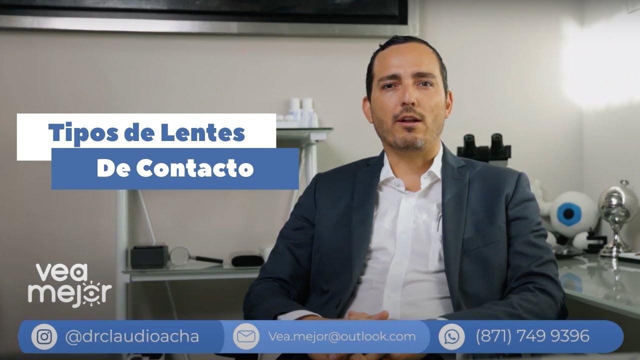 Tipos de lentes de contacto - YouTube