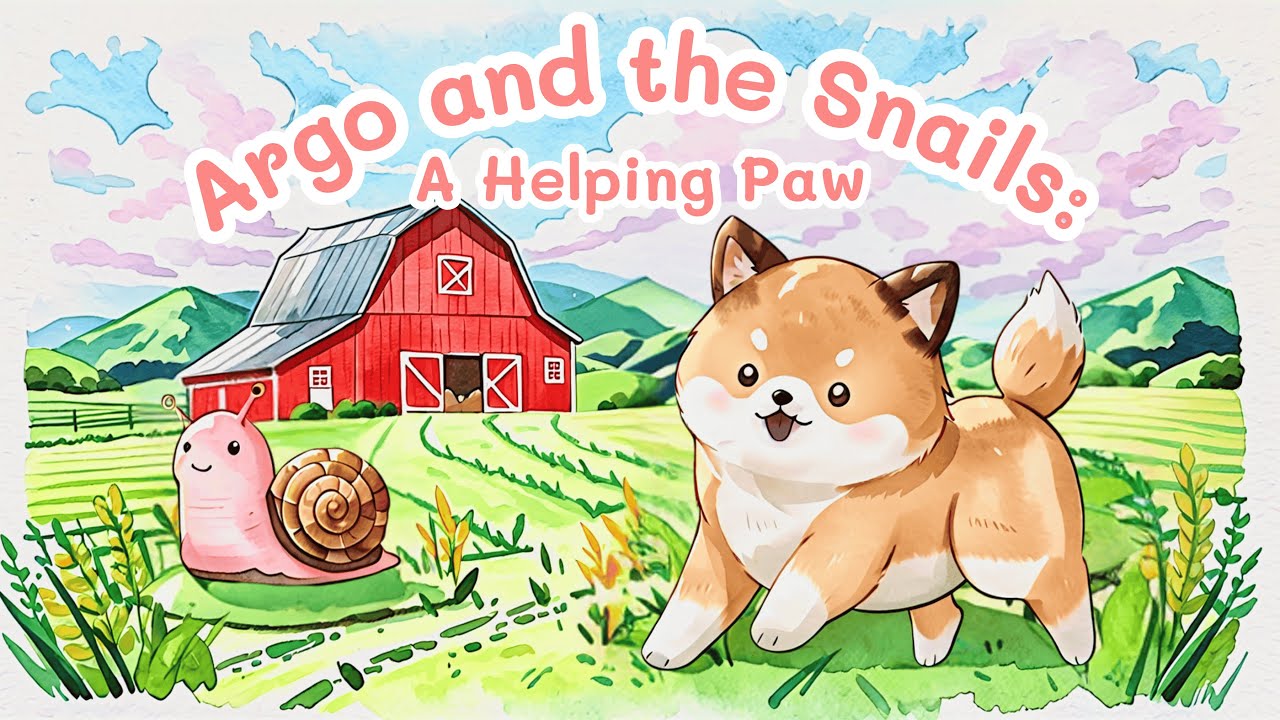 Bedtime Story | Argo the Dog | Fun Farm Adventure |Argo and the Snails ...