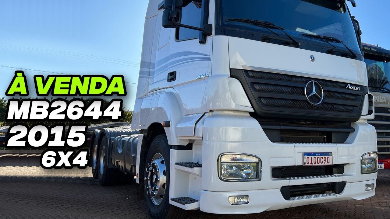 CAMINHÃO MERCEDES BENZ 2644 6X4 TRAÇADO 2015 DISPONÍVEL À VENDA NA ...