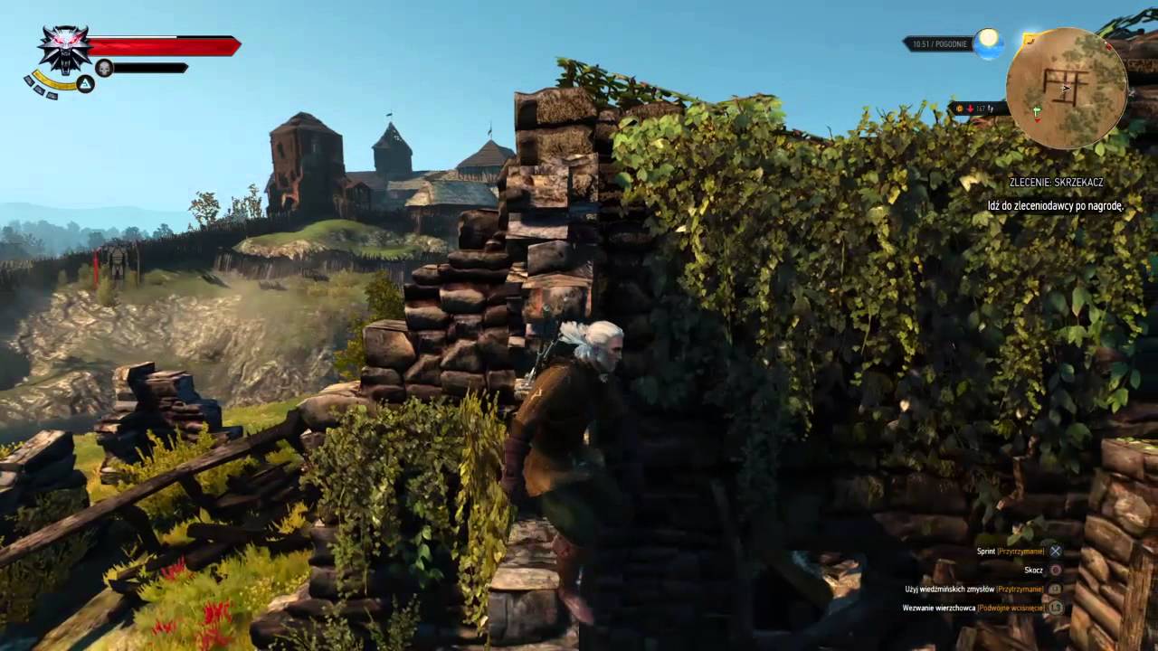 Witcher 3 secret entrance to the cave, glitch - YouTube