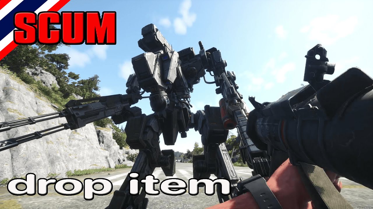 Scum 0 85V NewUpdate หุ่นยนต์ ดรอปอะไร - YouTube
