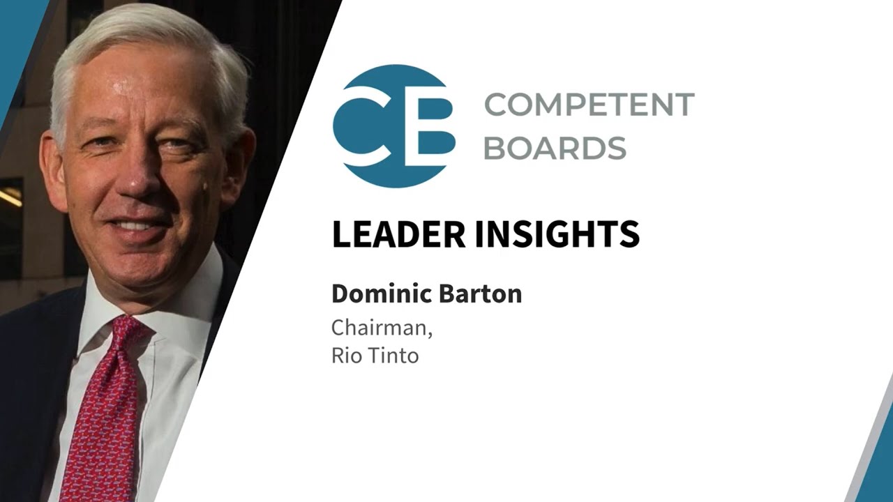 Dominic Barton Interview – Key Takeaways - YouTube