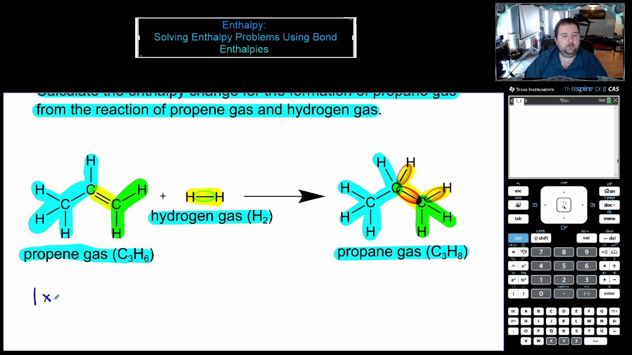 Lesson 5 - Solving Enthalpy Problems Using Bond Enthalpies - YouTube