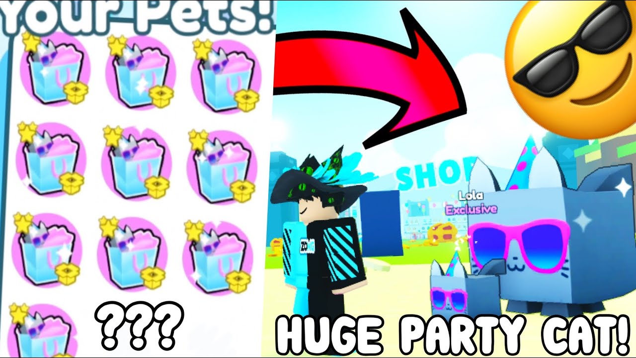 🥳 I OPENED TONS OF *ANNIVERSARY GIFTS* & GOT *HUGE PARTY CAT* In Pet ...