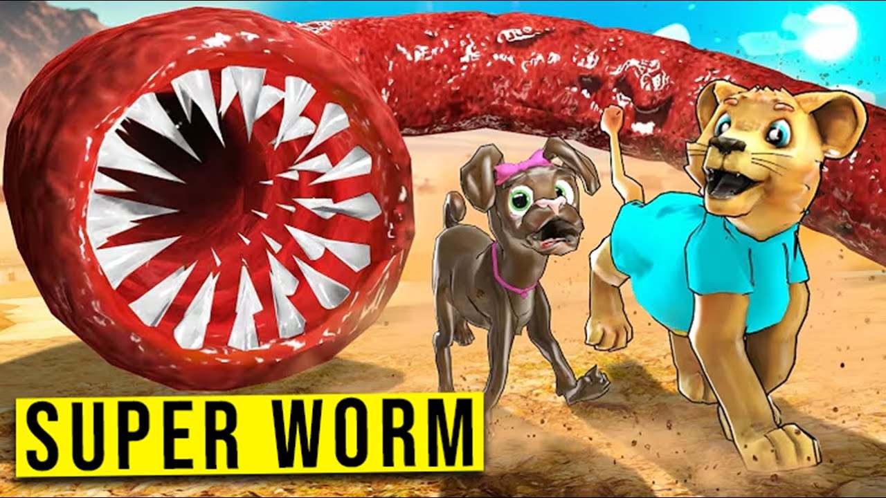 SUPER WORM is following US… (*Gmod Sandbox*) - YouTube