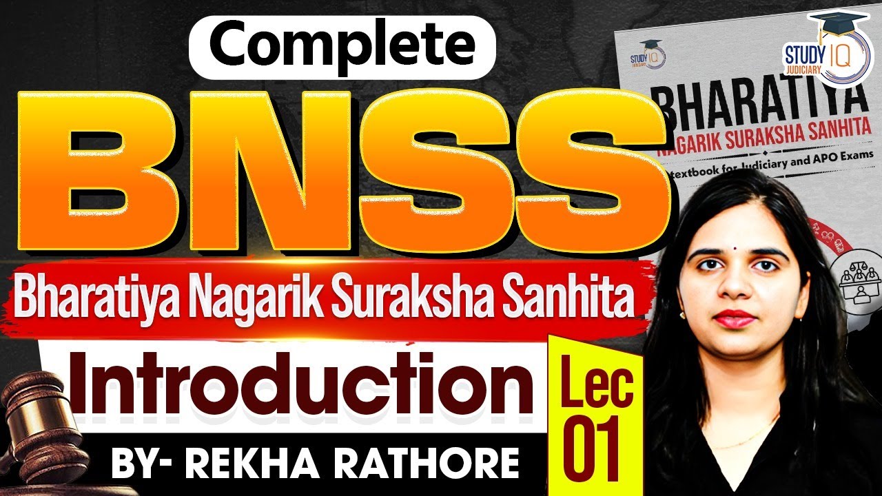 BNSS 2023 Introduction|Complete Bhartiya Nagarik Suraksha Sanhita ...