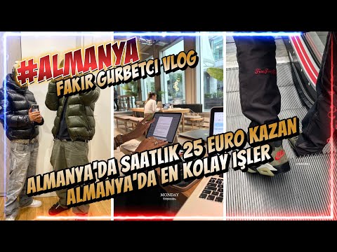 Almanya'da Saatlik 25 Euro KAZAN / Almanya'da En Kolay işler / Almanya'da iş bul