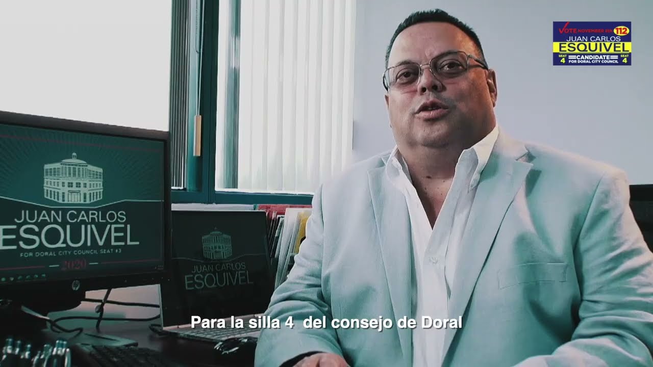 Soy Juan Carlos Esquivel y juntos llevaremos la ciuda del Doral al ...