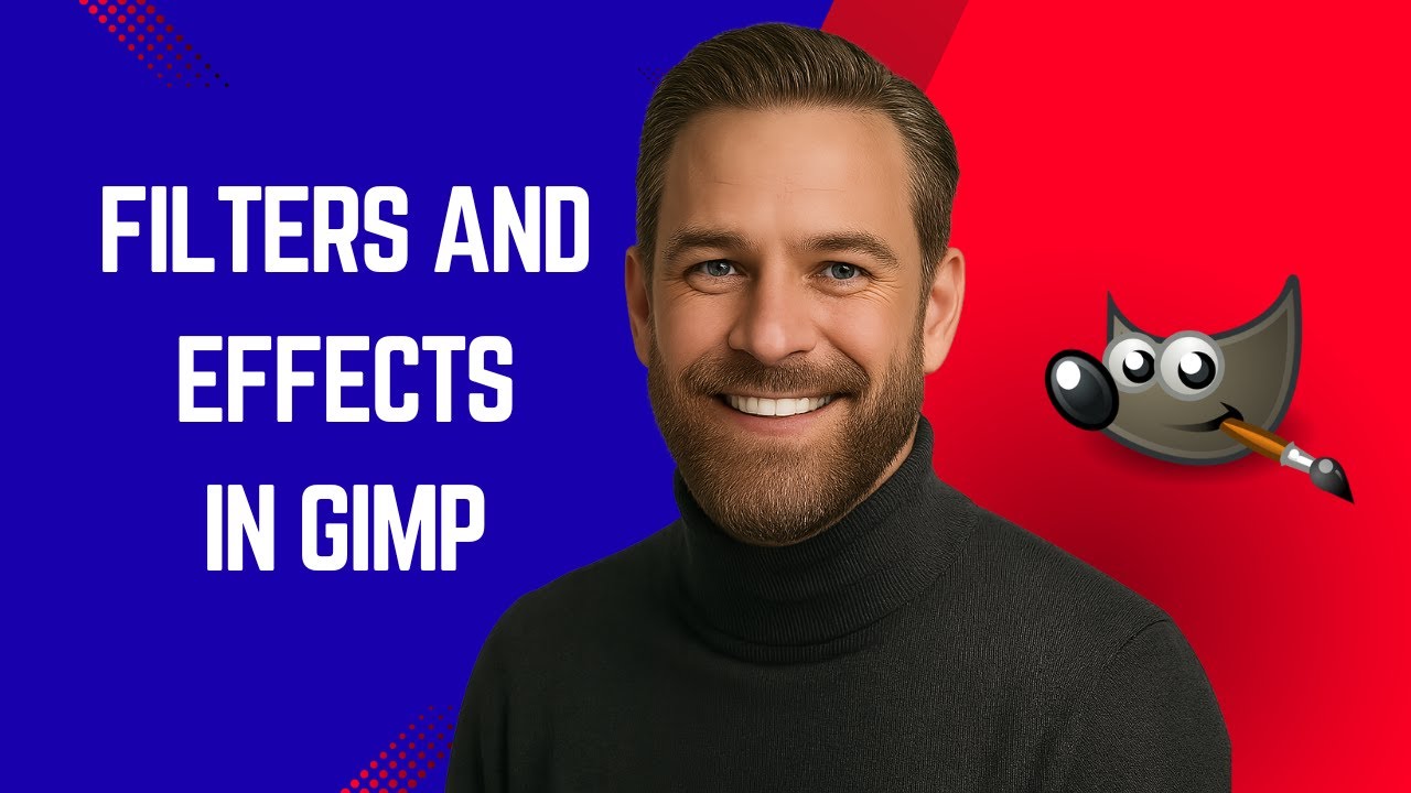How to Use Filters & Effects in GIMP - GIMP Tutorial for Beginners - YouTube
