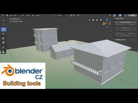 Blender addon - Building tools - YouTube