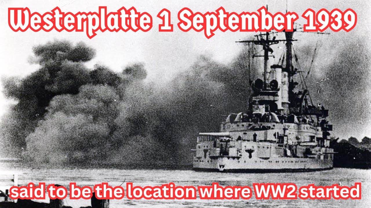The first day of WW2. The Battle for Westerplatte. Location video ...