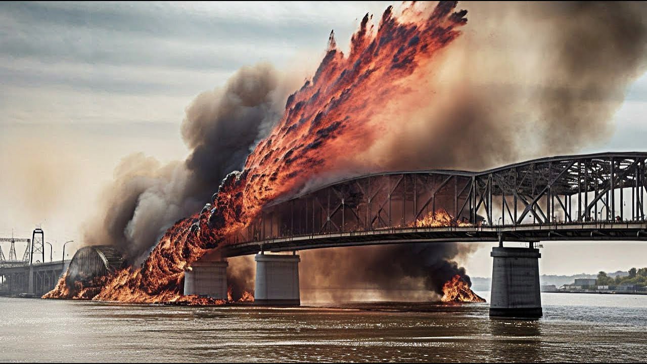 NOW A column of Russian armored vehicles is burning on the Crimean ...