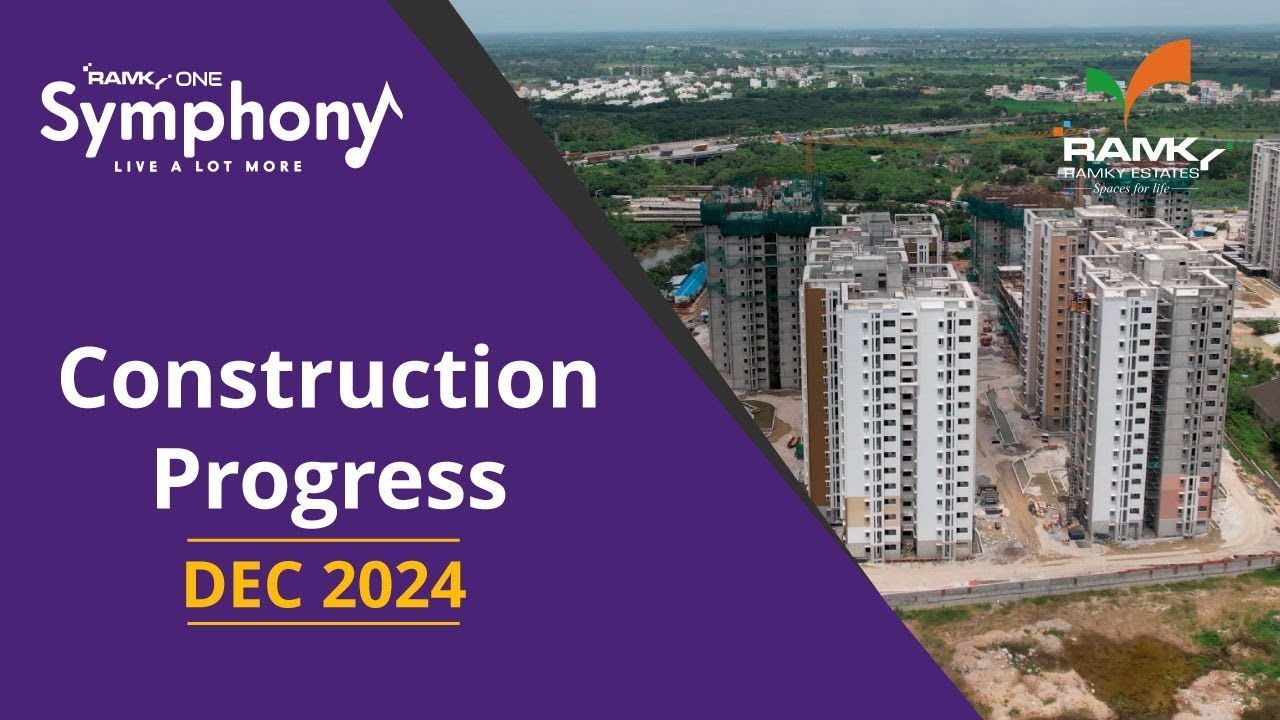 Ramky One Symphony December 2024vConstruction Progress - YouTube
