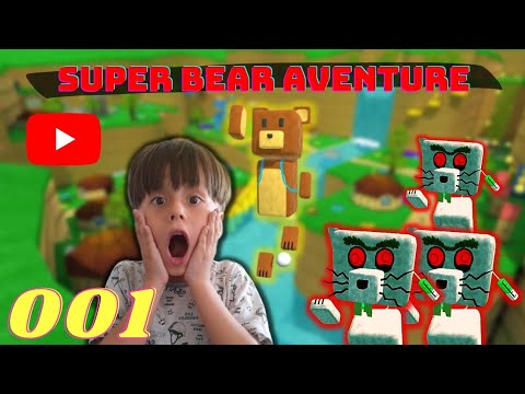 Super bear Aventure: como escapar de una manada de ratones locos - YouTube