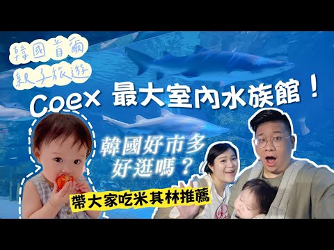 韓國首爾｜COEX 最大室內水族館，海底隧道好壯觀！韓國好市多逛什麼？多家米其林必比登推薦美食口袋名單！