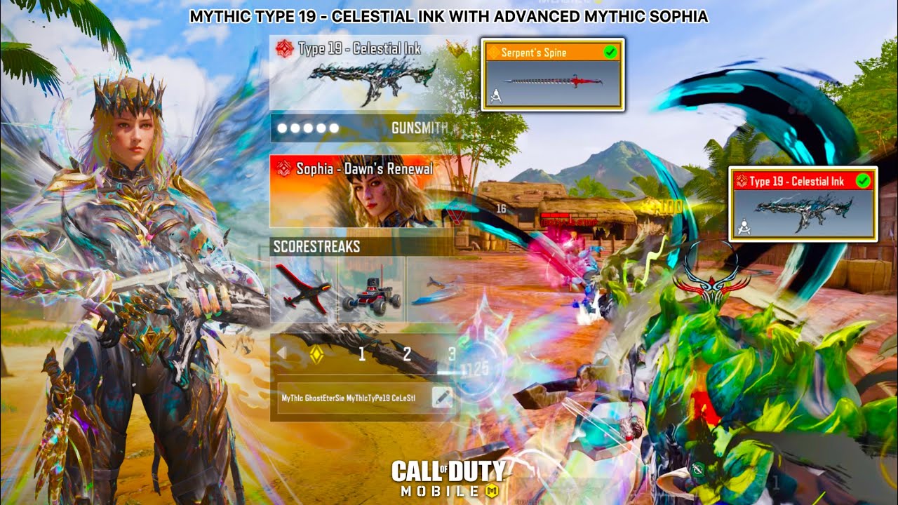 Mythic Type 19 looks gorgeous with Mythic Sophia to destroy every CODM ...