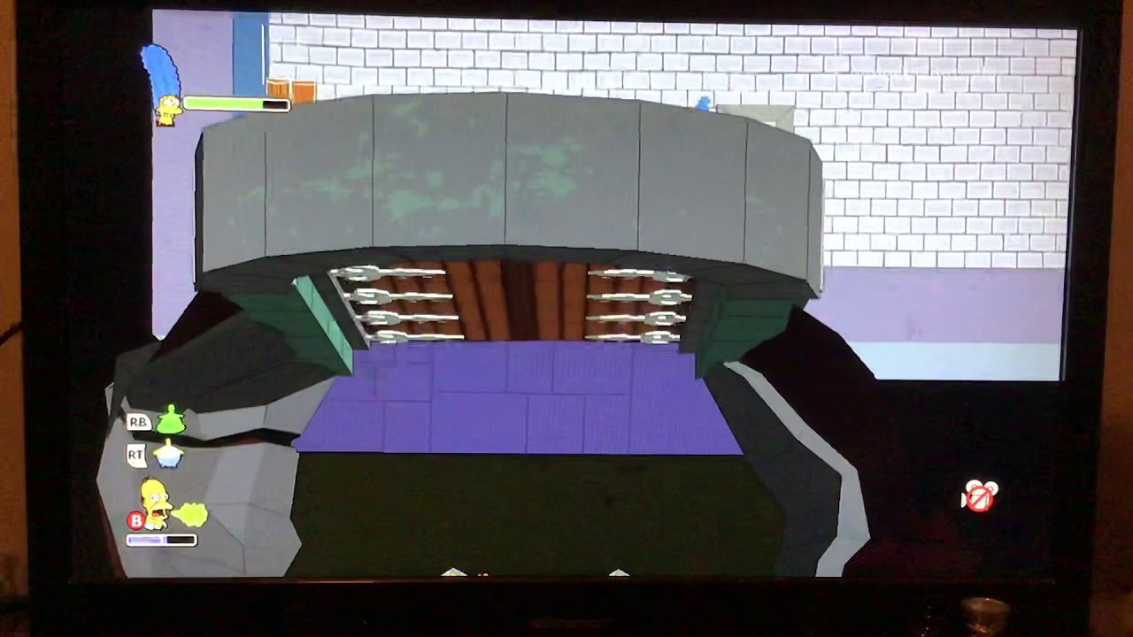 The Simpson game Homer Simpson and Marge Simpson go out for a adventure ...