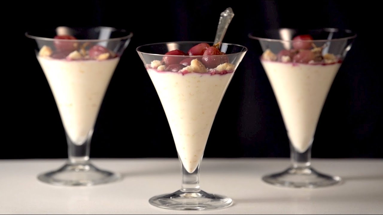 Honey Roasted Chilean Grapes & Greek Yogurt Parfait - YouTube