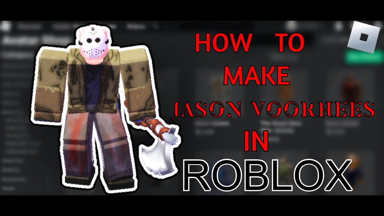 😱How to make Jason Voorhees in Roblox😱| the best and newest version ...