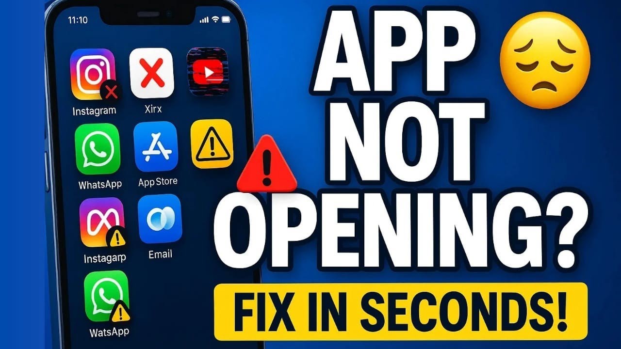 Fix Apps Crashing or Not Opening (Android / iOS) - YouTube