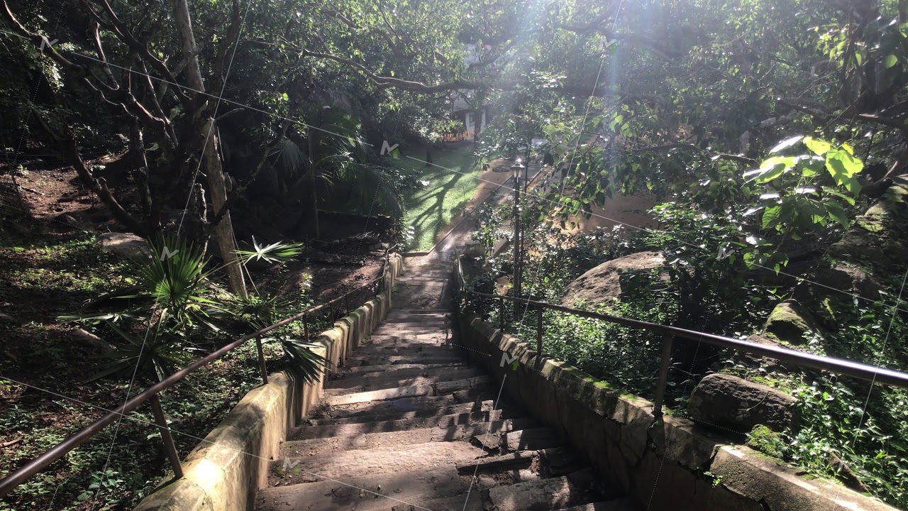 Sigiriya, Sri Lanka, an ancient staircase uphill - YouTube