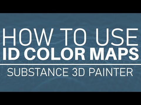 How to use ID maps in Substance 3D Painter - YouTube