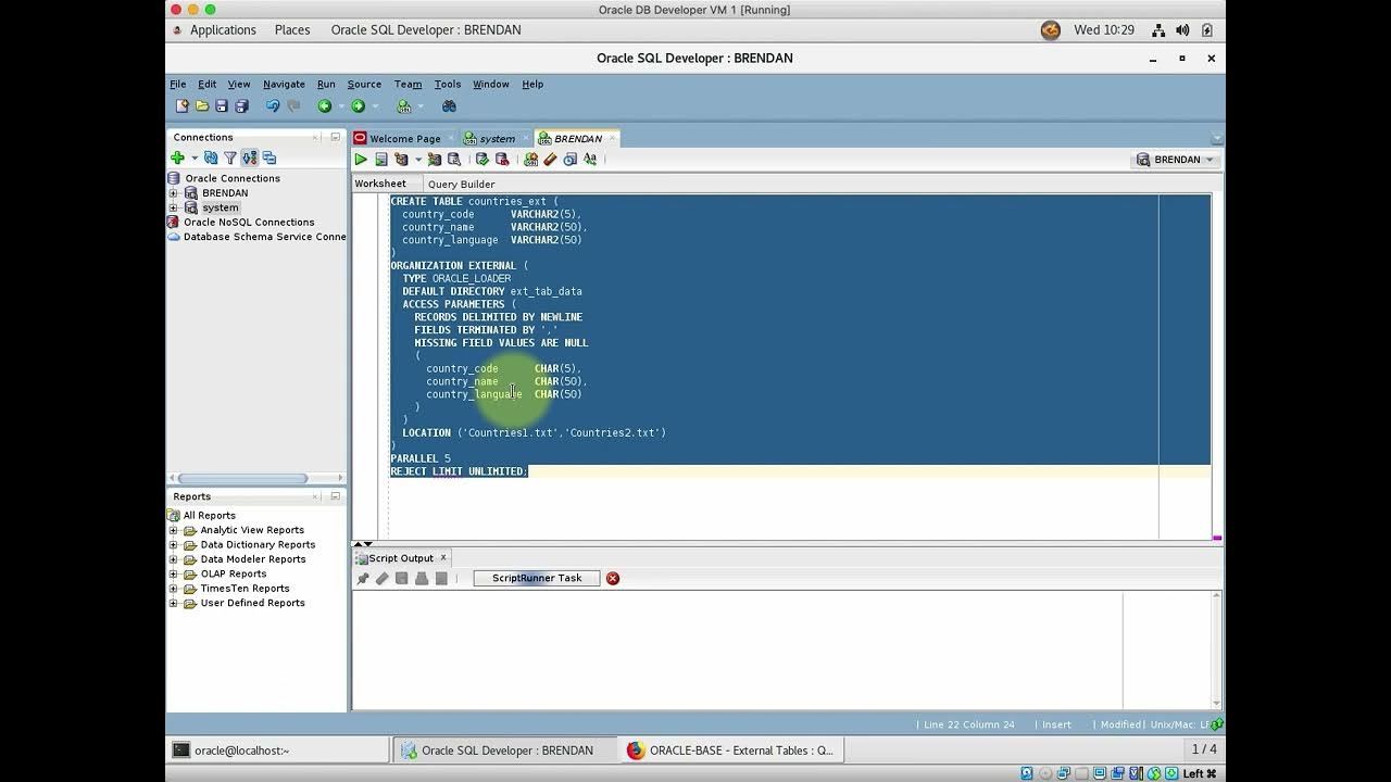 Querying External Tables in Oracle Database - YouTube