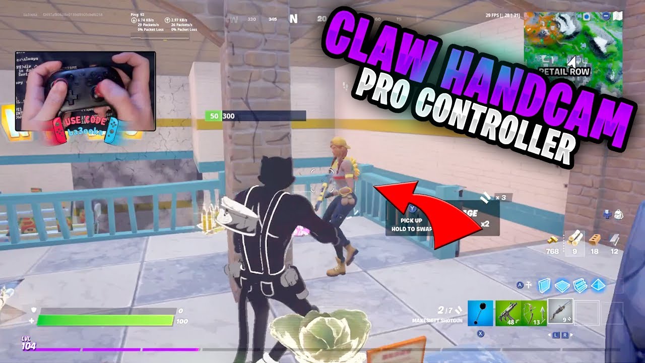 Fortnite on the Nintendo Switch Pro Controller #366 - YouTube