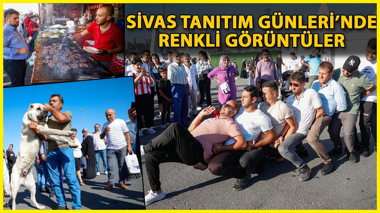 Sivas Tanıtım Günleri Renkli Görüntülere Sahne Oldu - YouTube