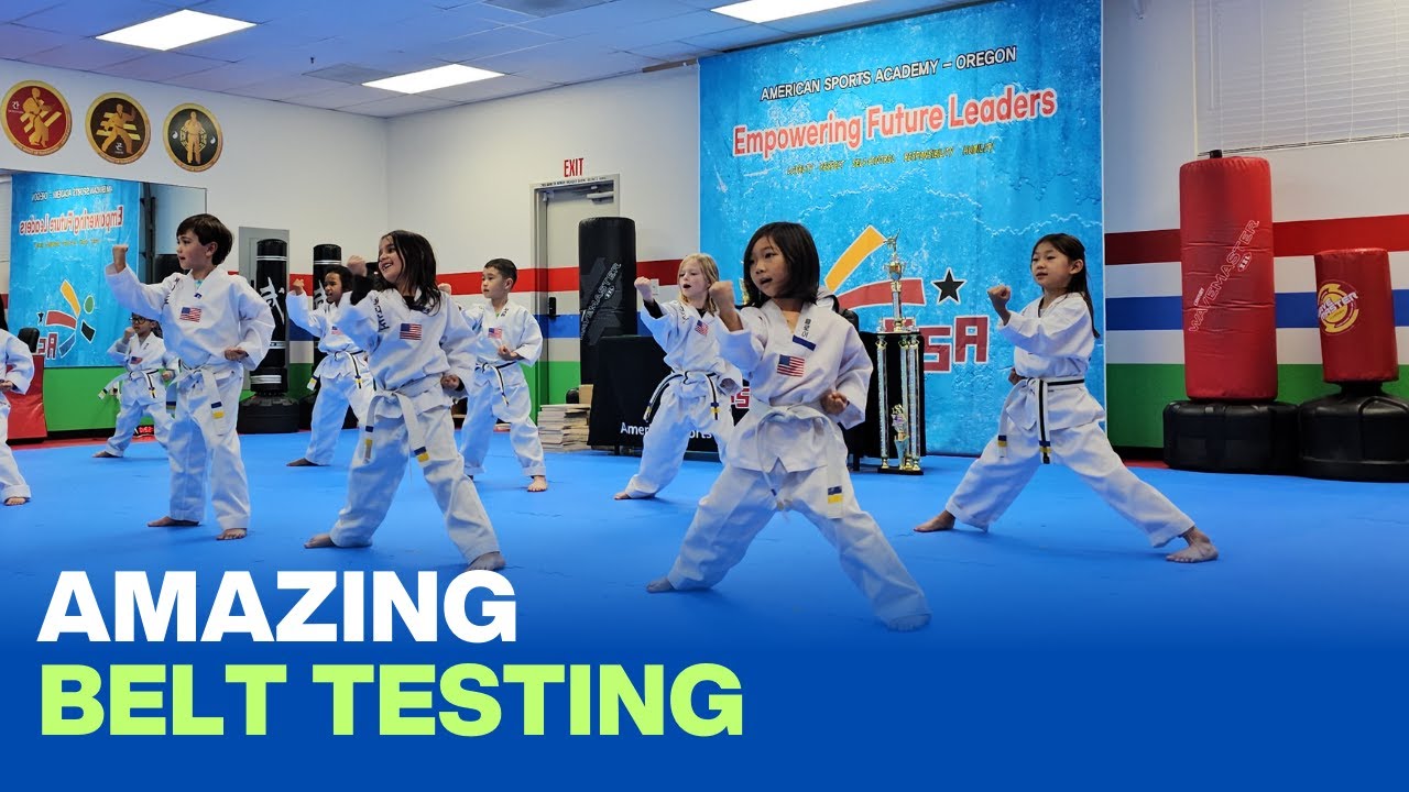 ASA News: Amazing Belt Testing Journey - YouTube